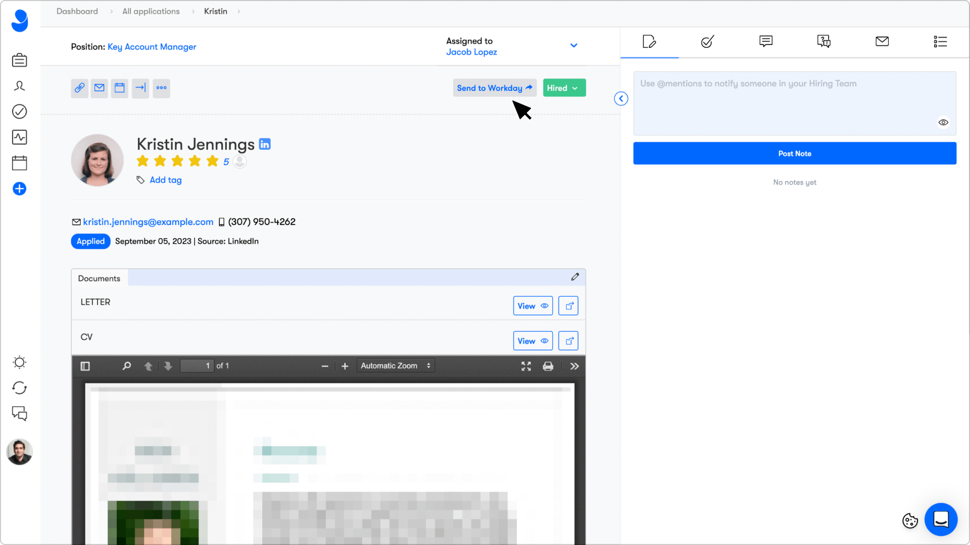 Integrate Workday with Jobylon's ATS | Jobylon