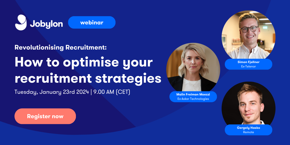 How to optimise your recruitment strategies in 2024 - Save your seat!
